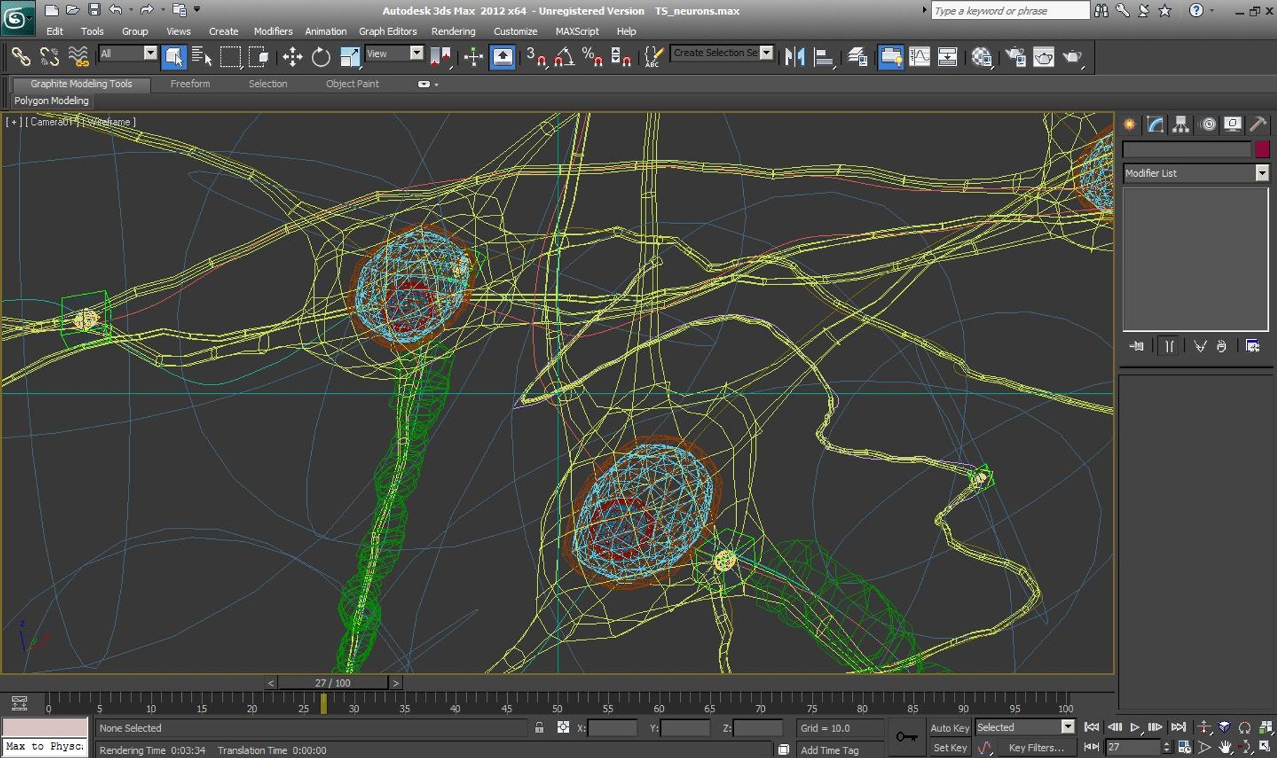Neurons Brain 3d Model