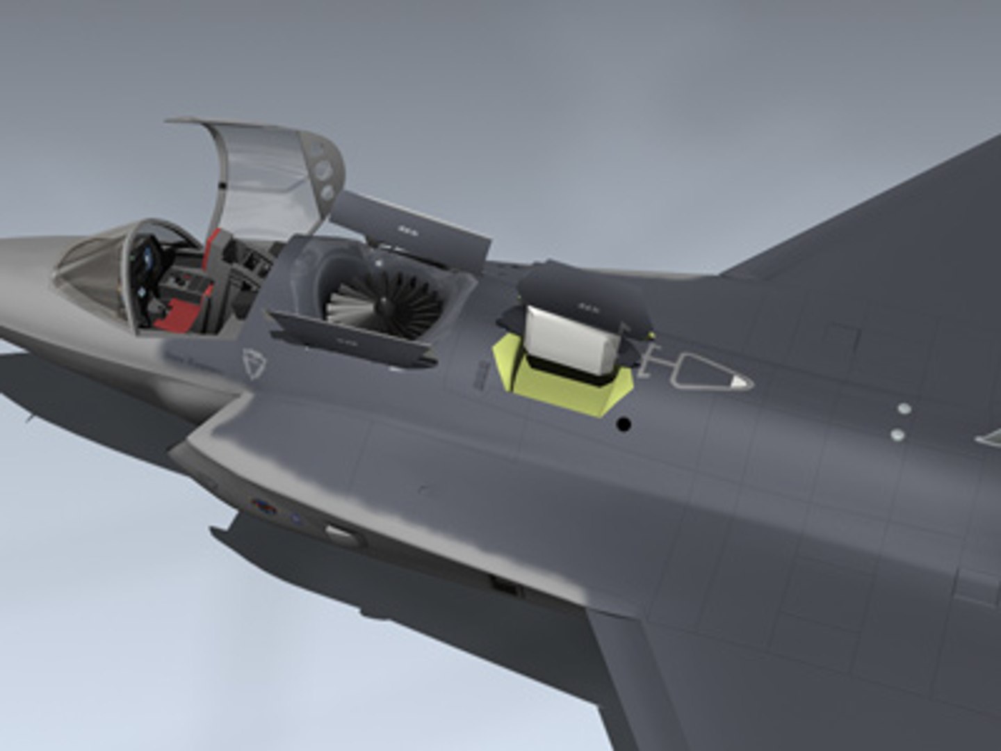 X-35b Joint Strike Fighter 3d Model