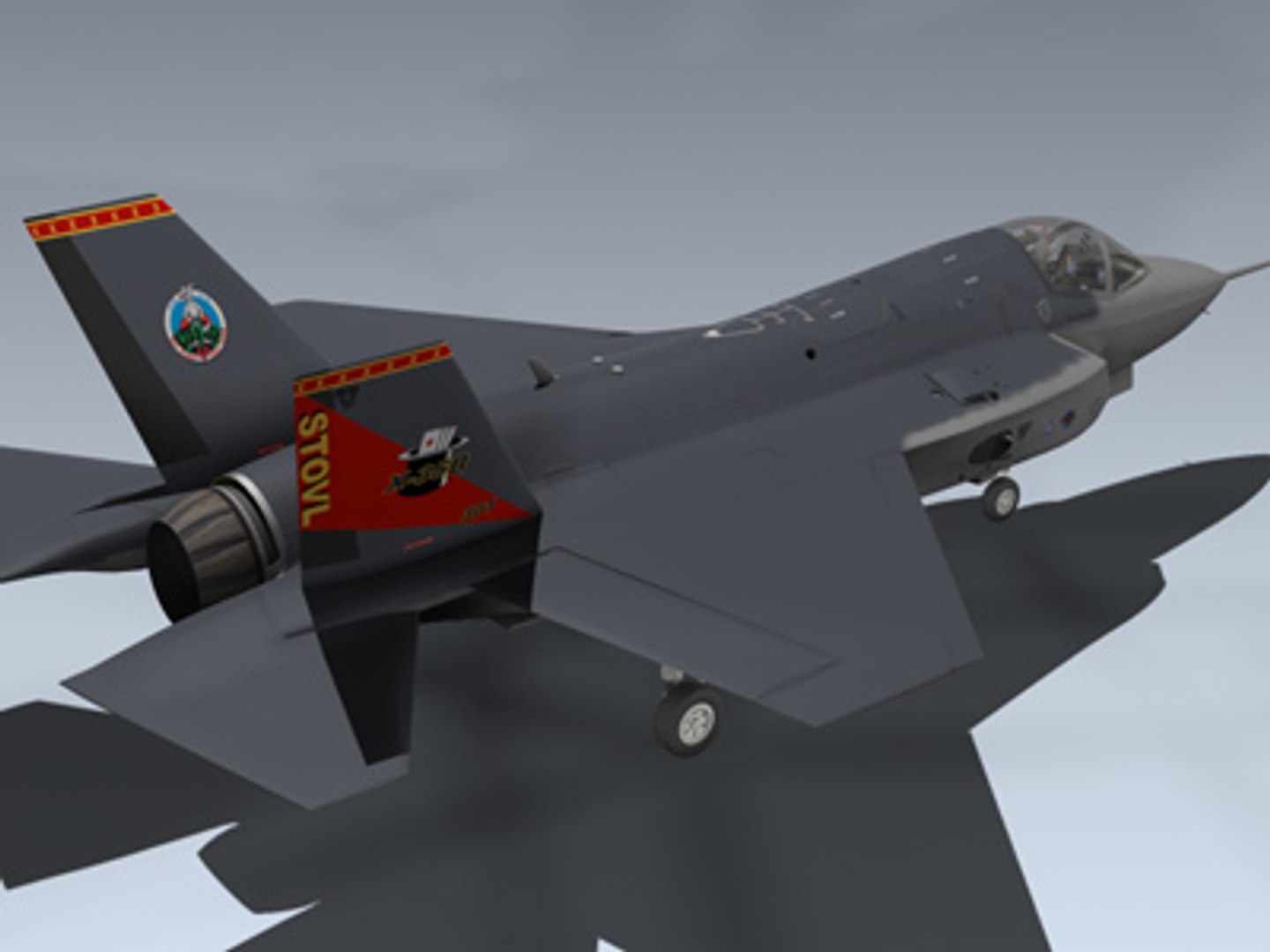 X-35b Joint Strike Fighter 3d Model
