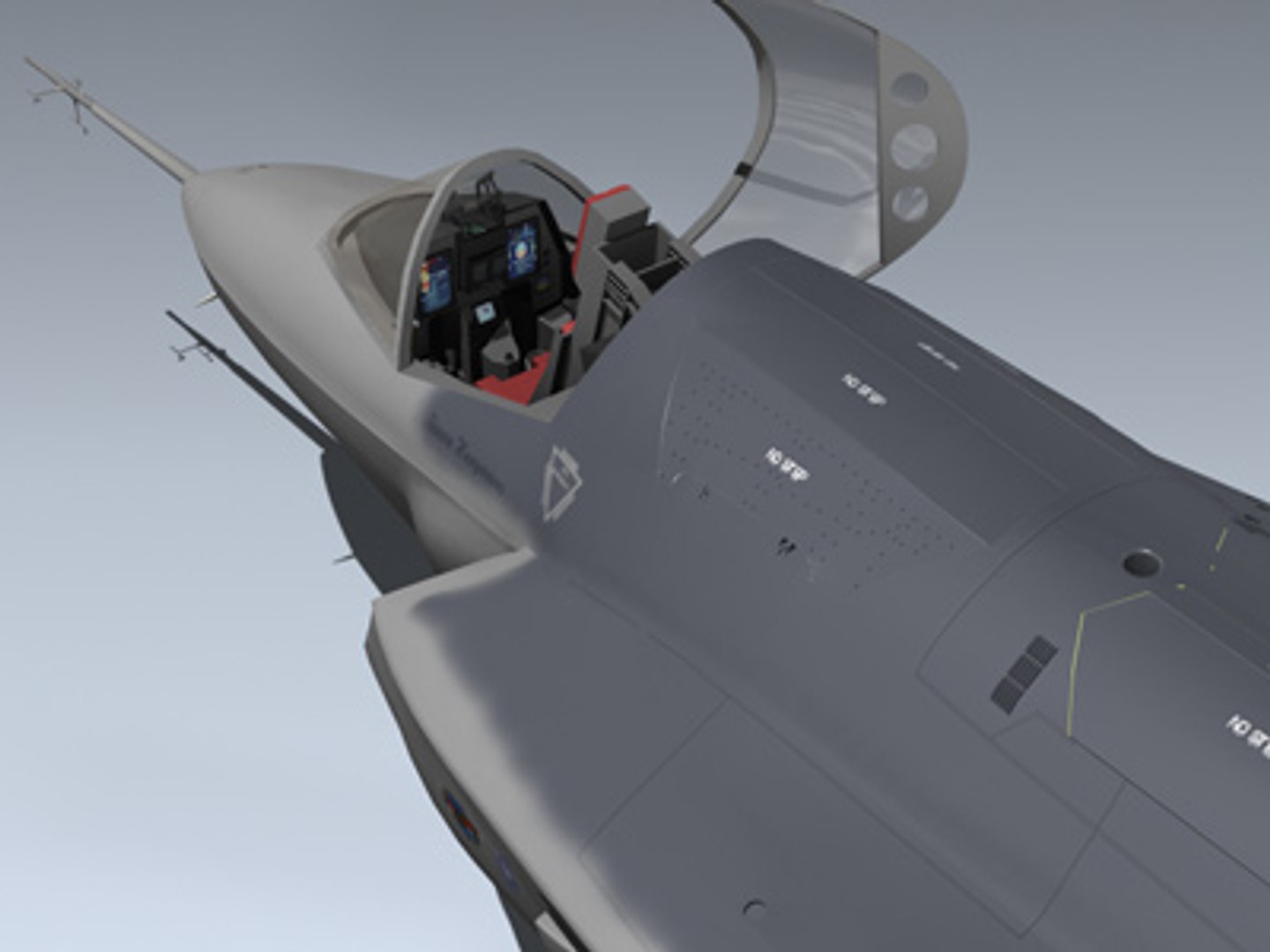 X-35b Joint Strike Fighter 3d Model