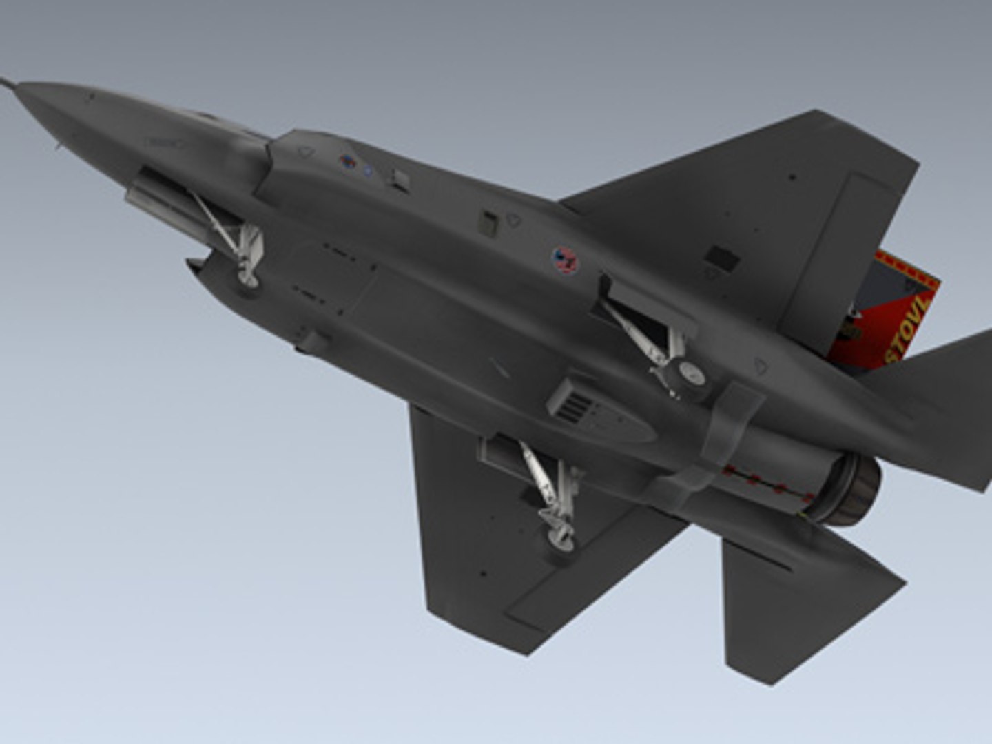 X-35b Joint Strike Fighter 3d Model
