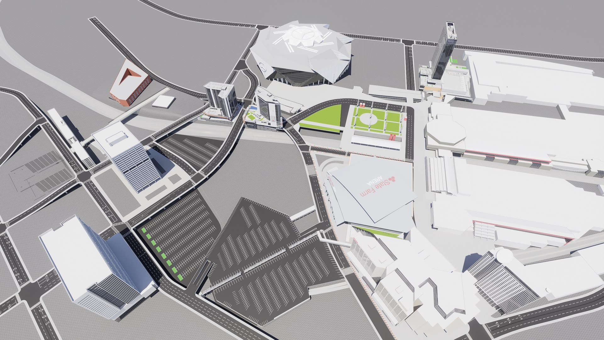 Atlanta 3D Model - TurboSquid 2274597