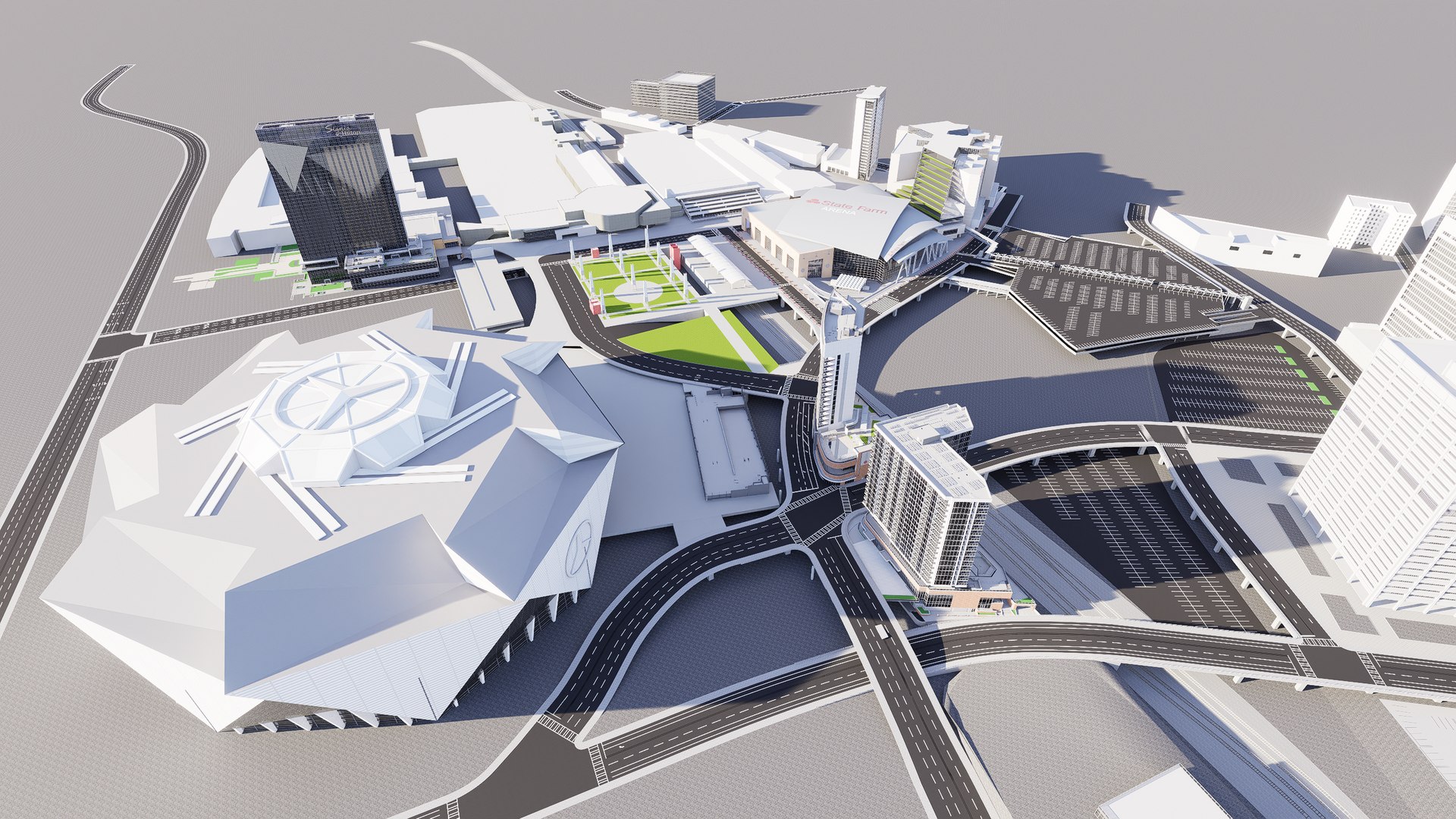 Atlanta 3D Model - TurboSquid 2274597