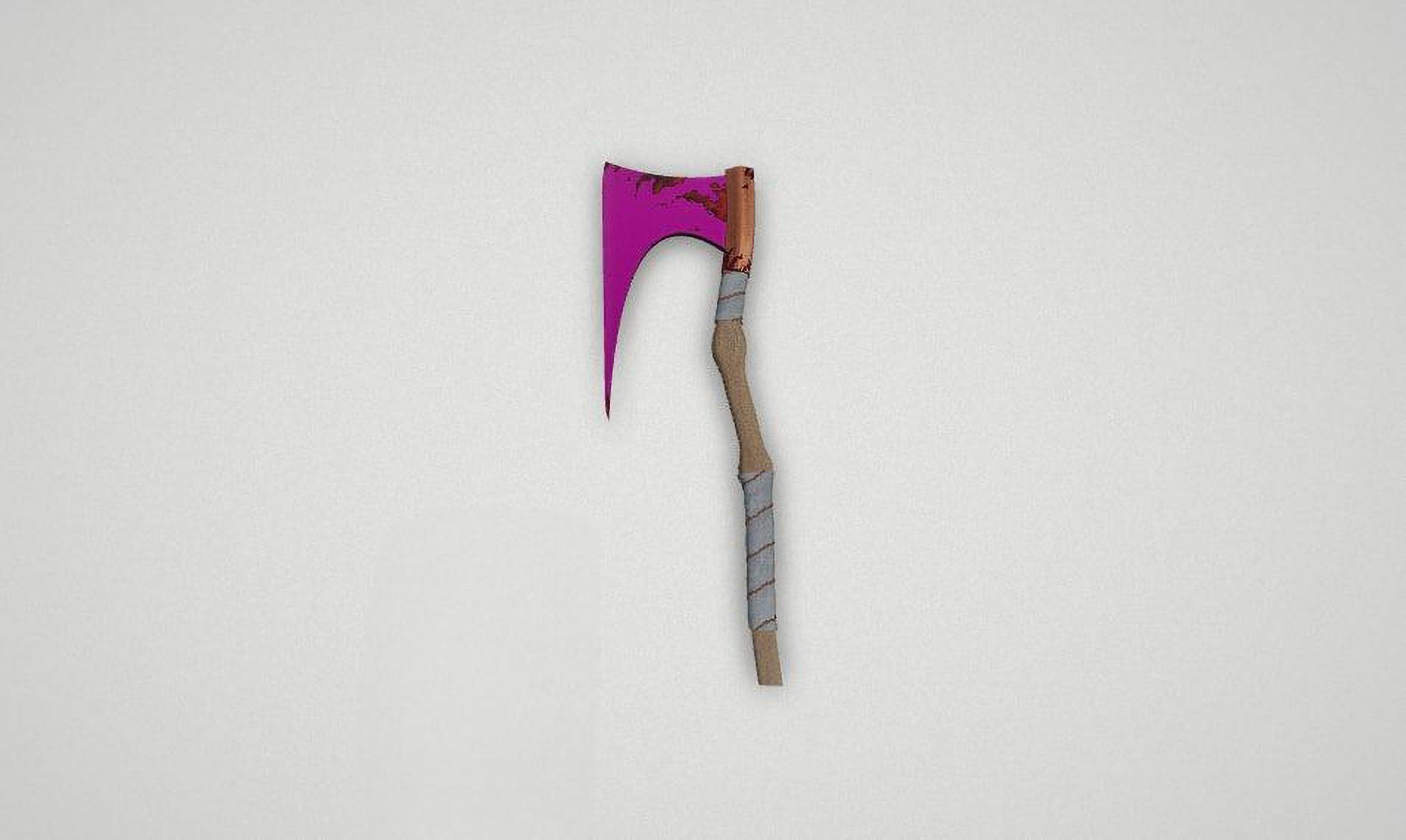 3D Game asset Pink-Headed Axe with Unique Design model - TurboSquid 2143752