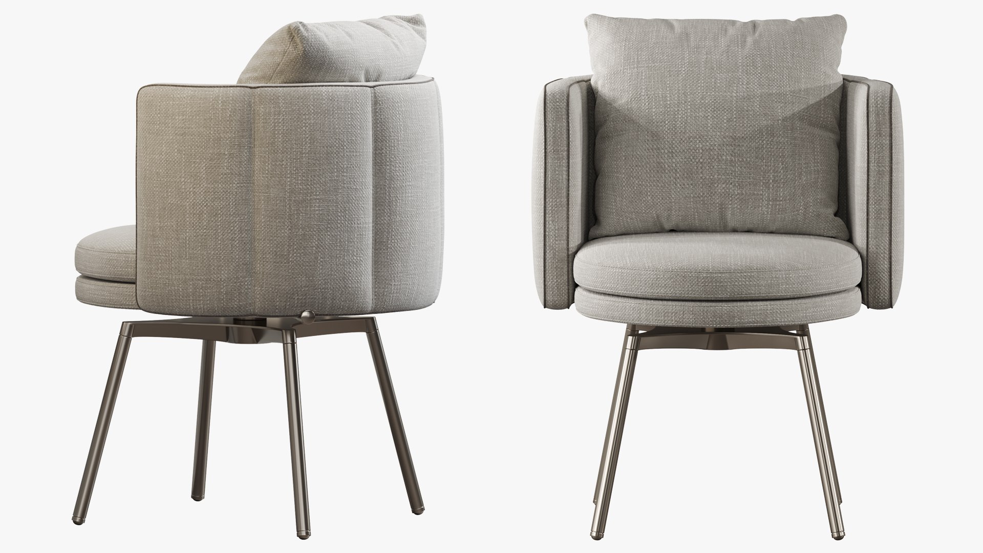 TORII DINING LITTLE armchair by MINOTTI 3D model - TurboSquid 2008123