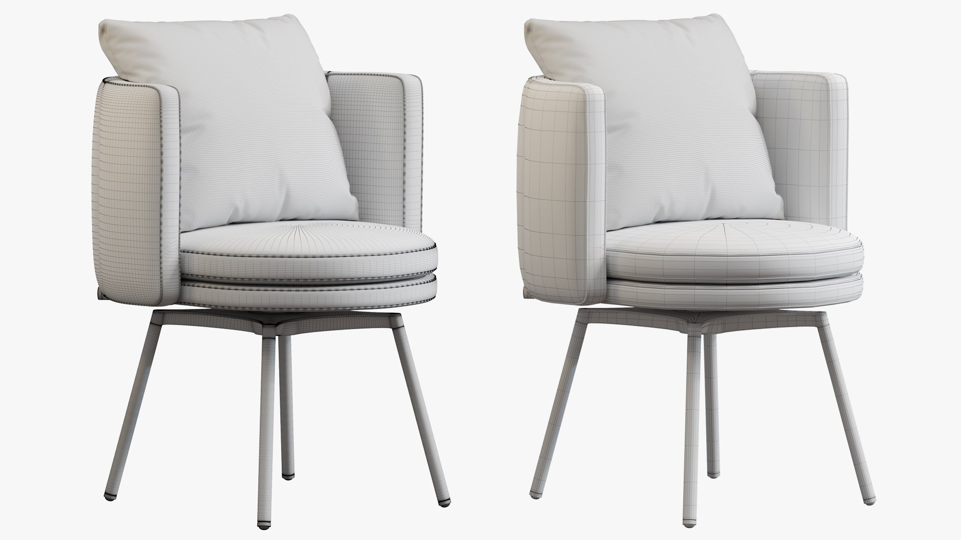 TORII DINING LITTLE armchair by MINOTTI 3D model - TurboSquid 2008123