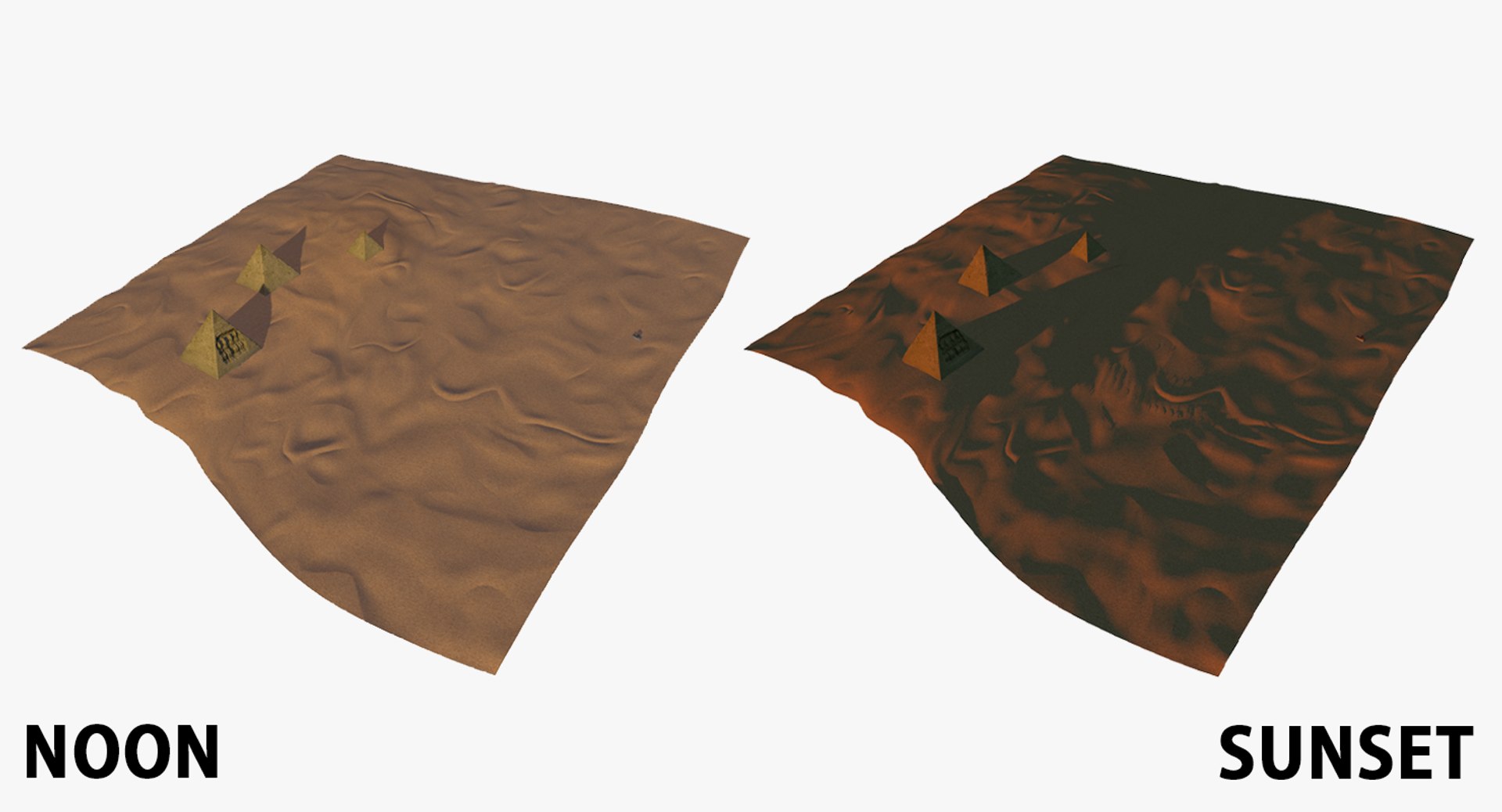 3D model realistic desert landscape - TurboSquid 1425797