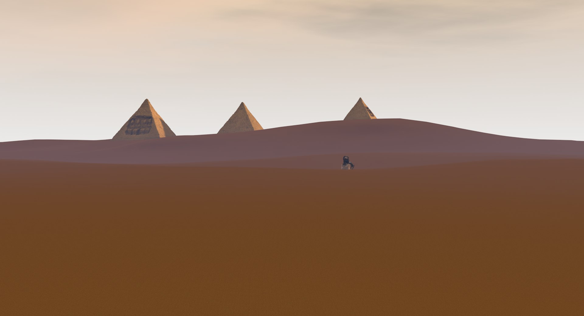 3D model realistic desert landscape - TurboSquid 1425797