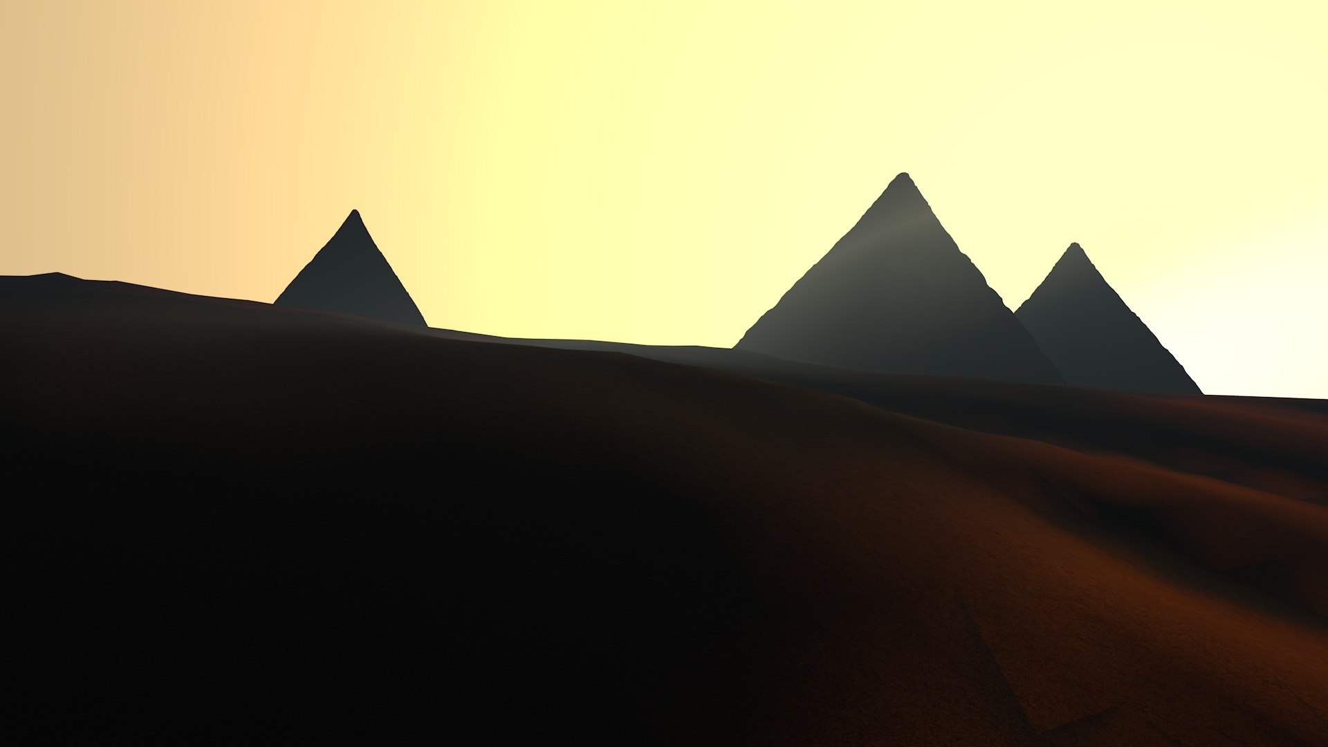 3D model realistic desert landscape - TurboSquid 1425797