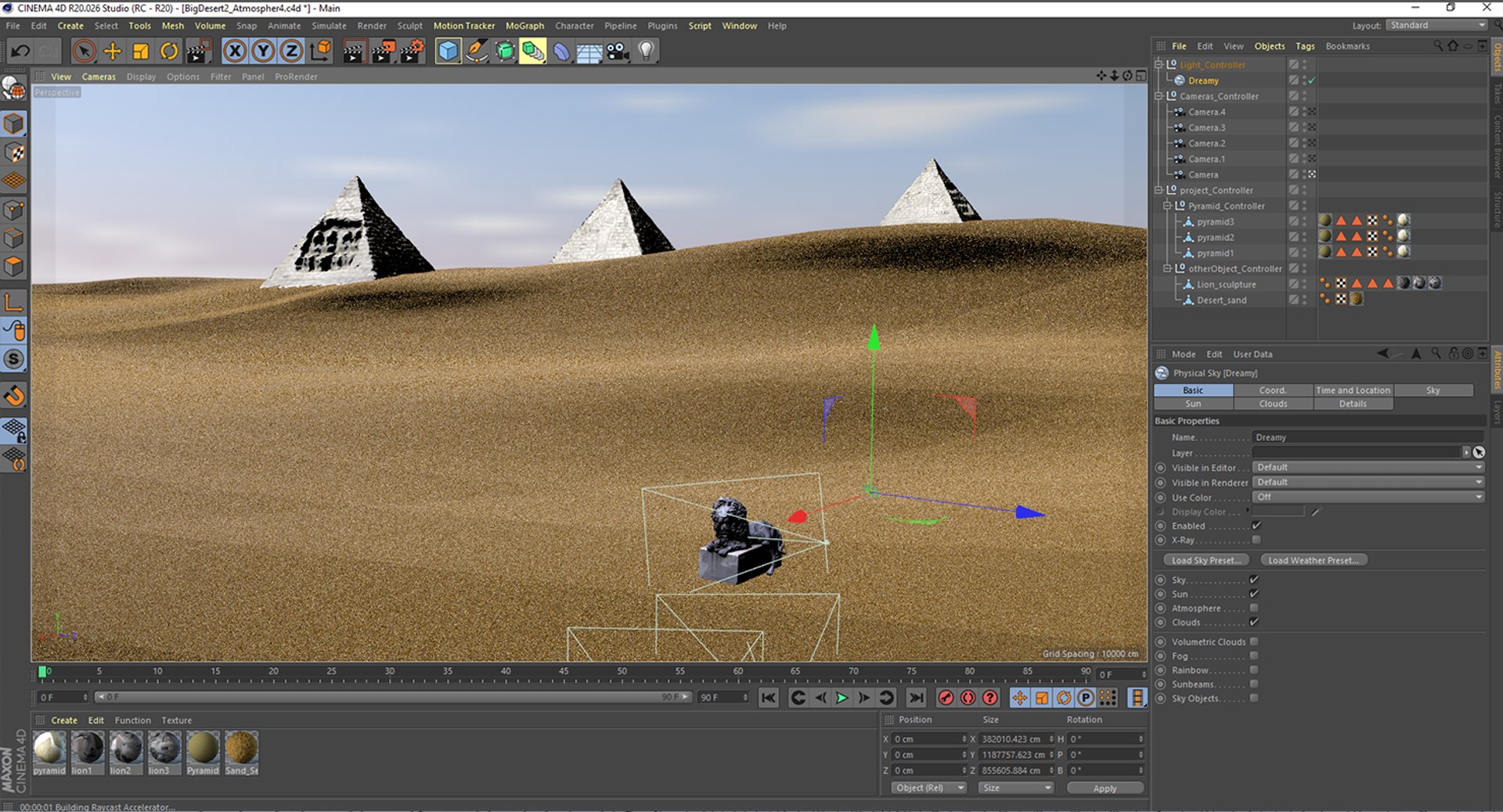 3D model realistic desert landscape - TurboSquid 1425797