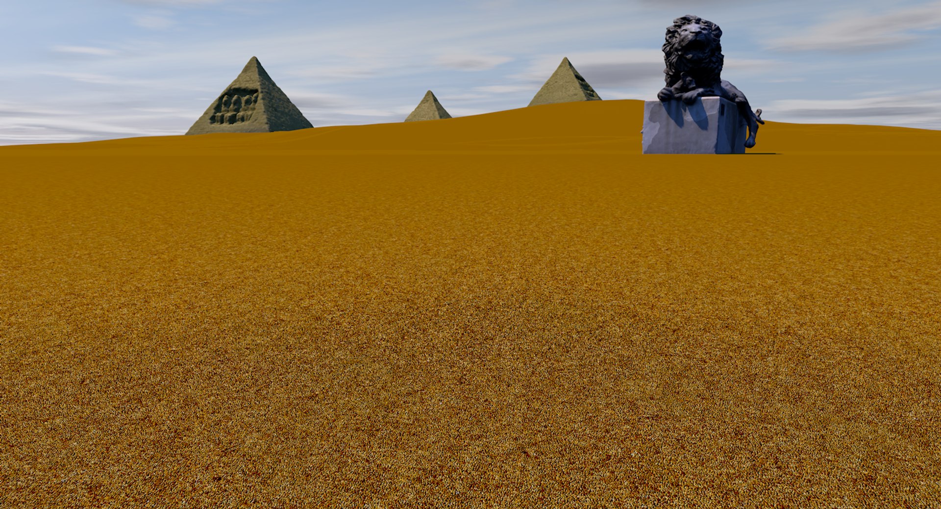 3D model realistic desert landscape - TurboSquid 1425797