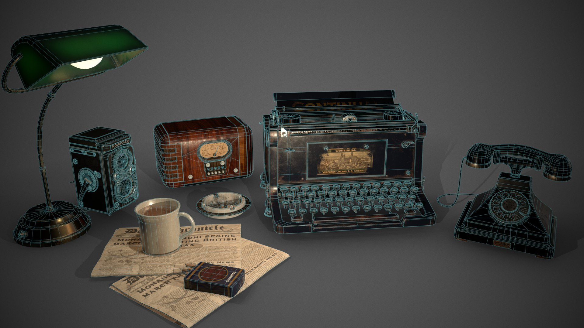 Vintage Props Model - TurboSquid 1475189