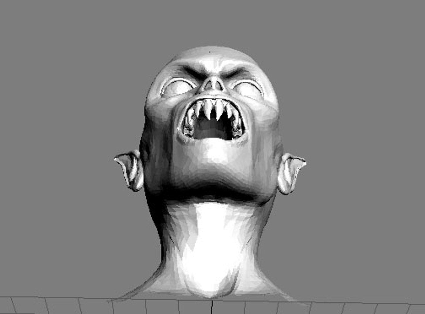 Vampire Nosferatu 3d Obj