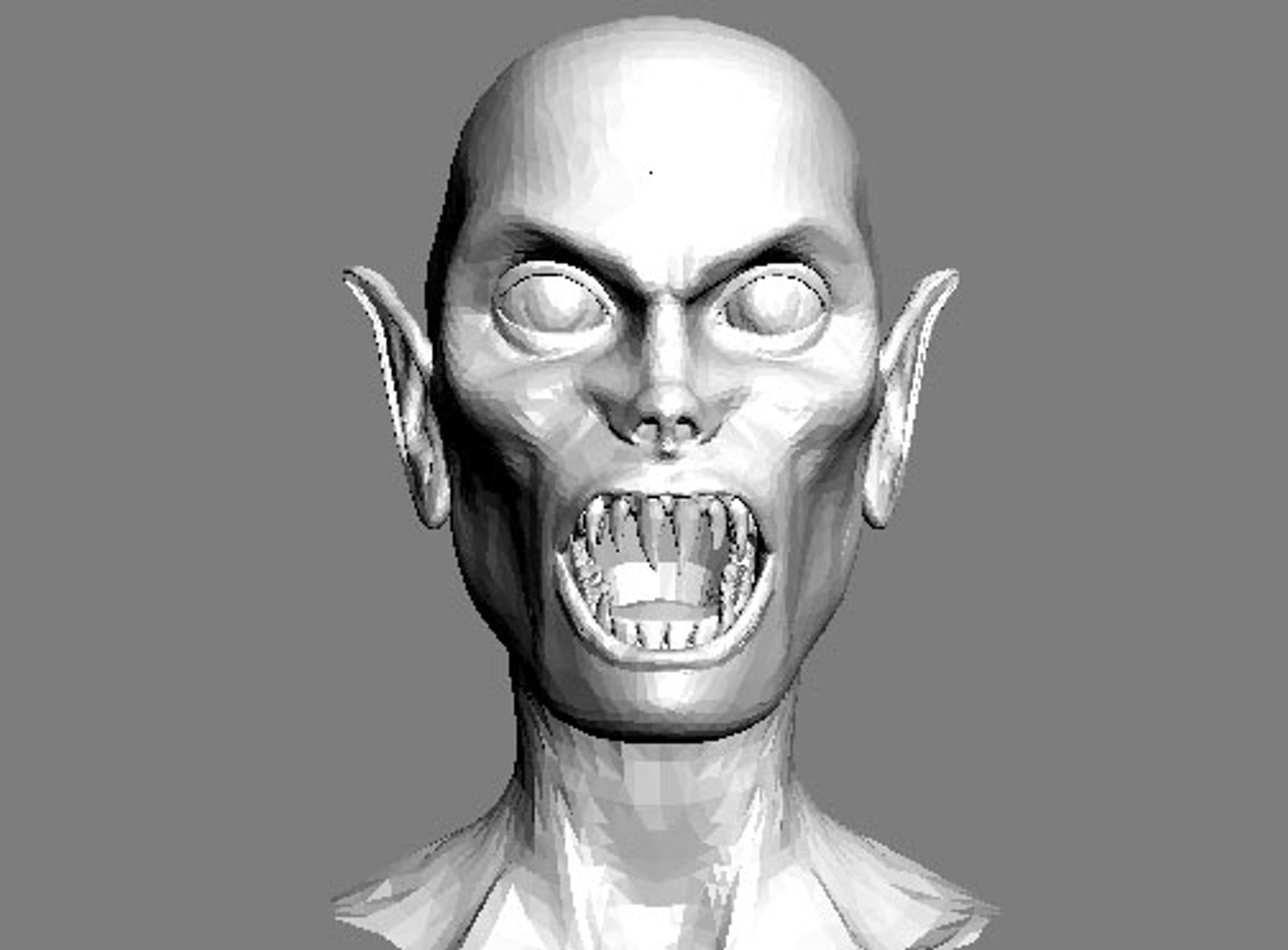 Vampire Nosferatu 3d Obj