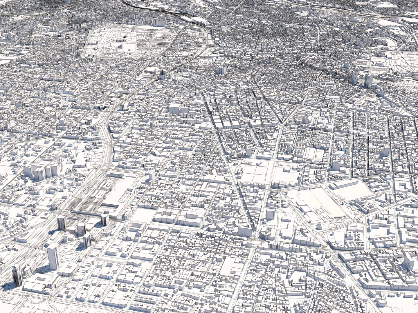 3D City Madrid Spain Model - TurboSquid 1432968