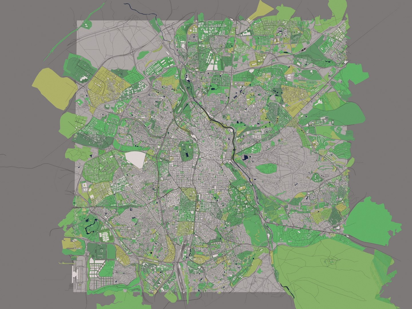 3D City Madrid Spain Model - TurboSquid 1432968