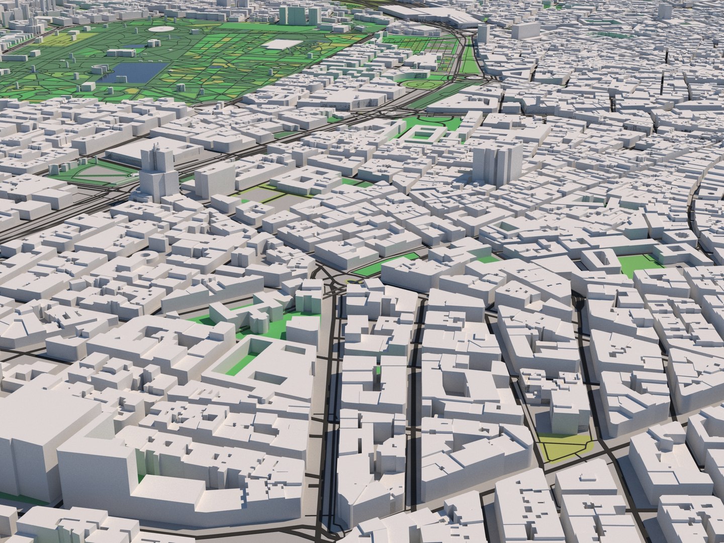 3D City Madrid Spain Model - TurboSquid 1432968