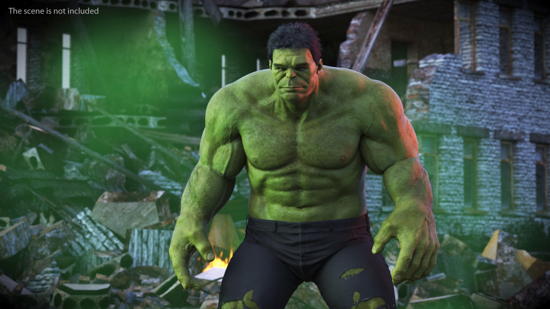 Hulk Idle Fur Animated Rigged 3D - TurboSquid 2436863