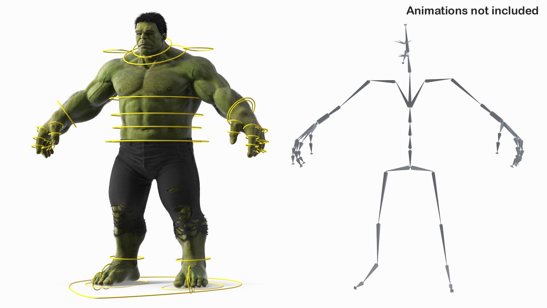 Hulk Idle Fur Animated Rigged 3D - TurboSquid 2436863