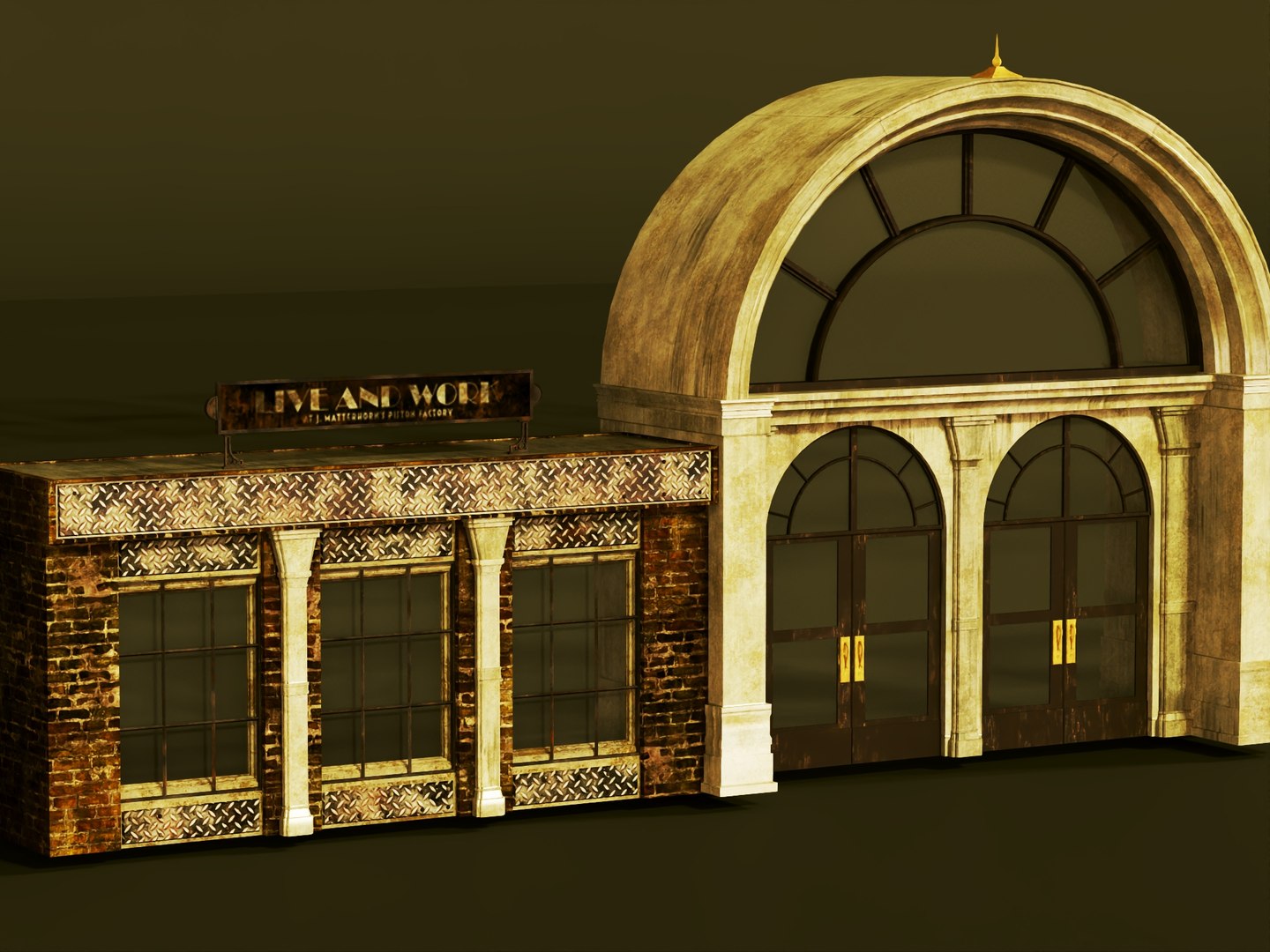 Neoclassical Facade Windows Doors Arches Pack 3D Model - TurboSquid 2520266