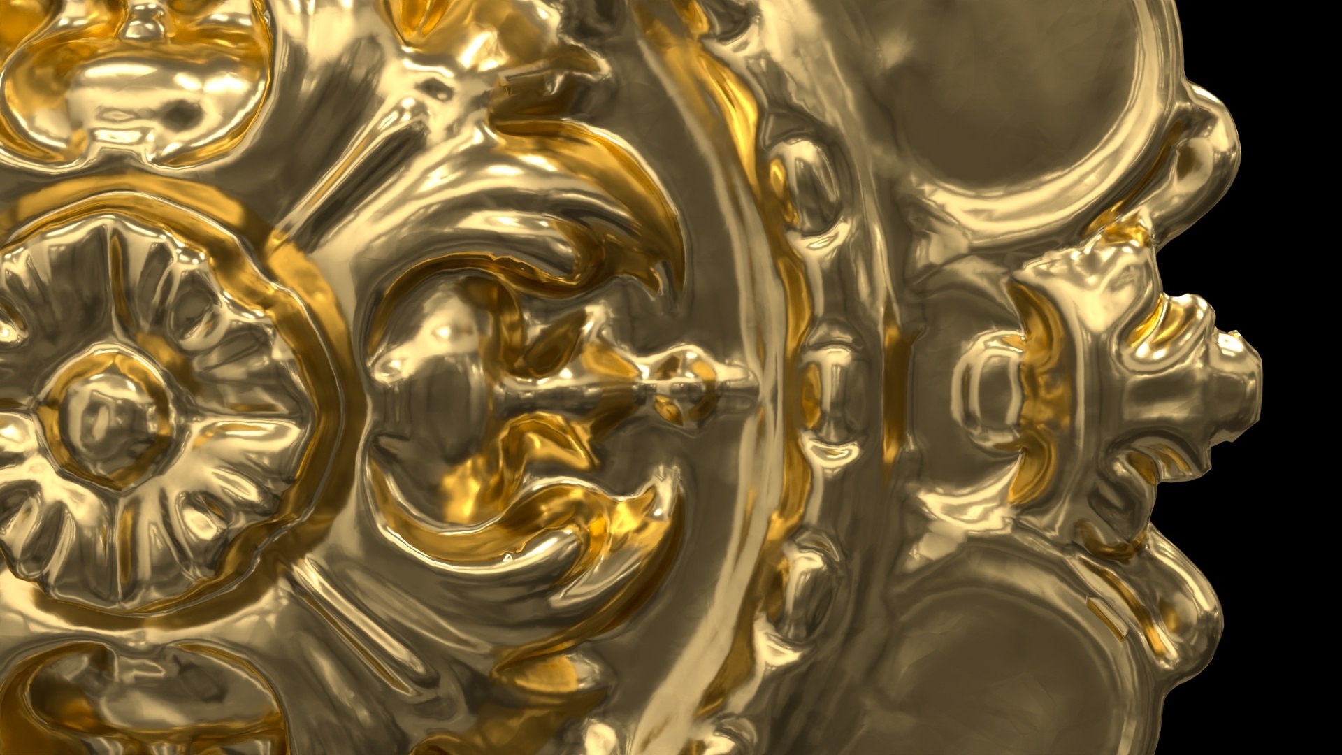 Ceiling Sockets Gypsum Plaster DR263 Model - TurboSquid 2030540