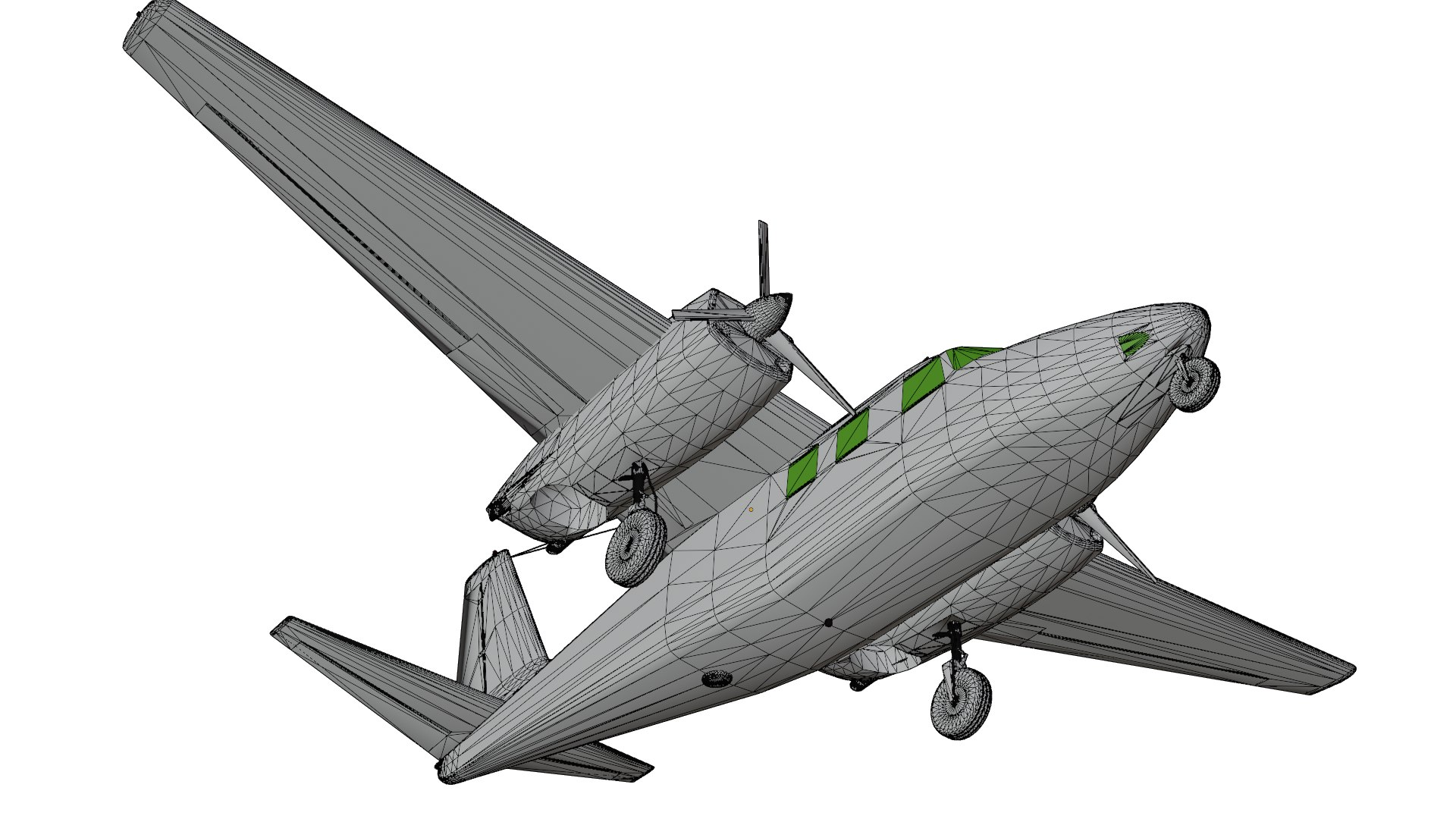 3D Model Aero Commander - TurboSquid 2100820