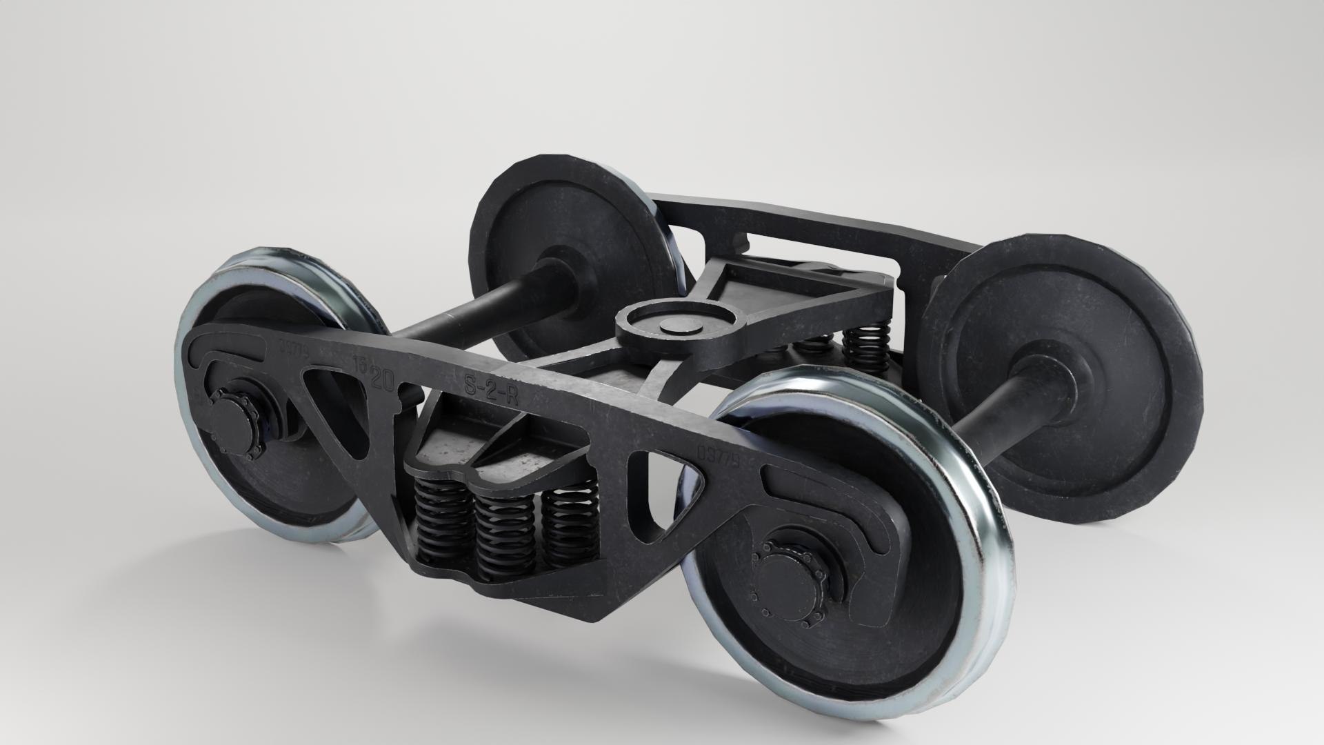 3D Railway Bogie Model - TurboSquid 2111374