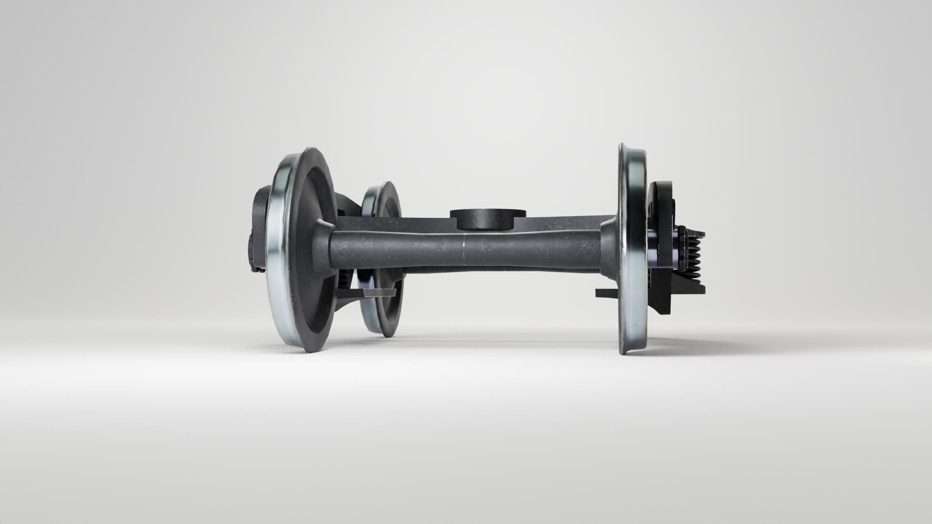 3D Railway Bogie Model - TurboSquid 2111374