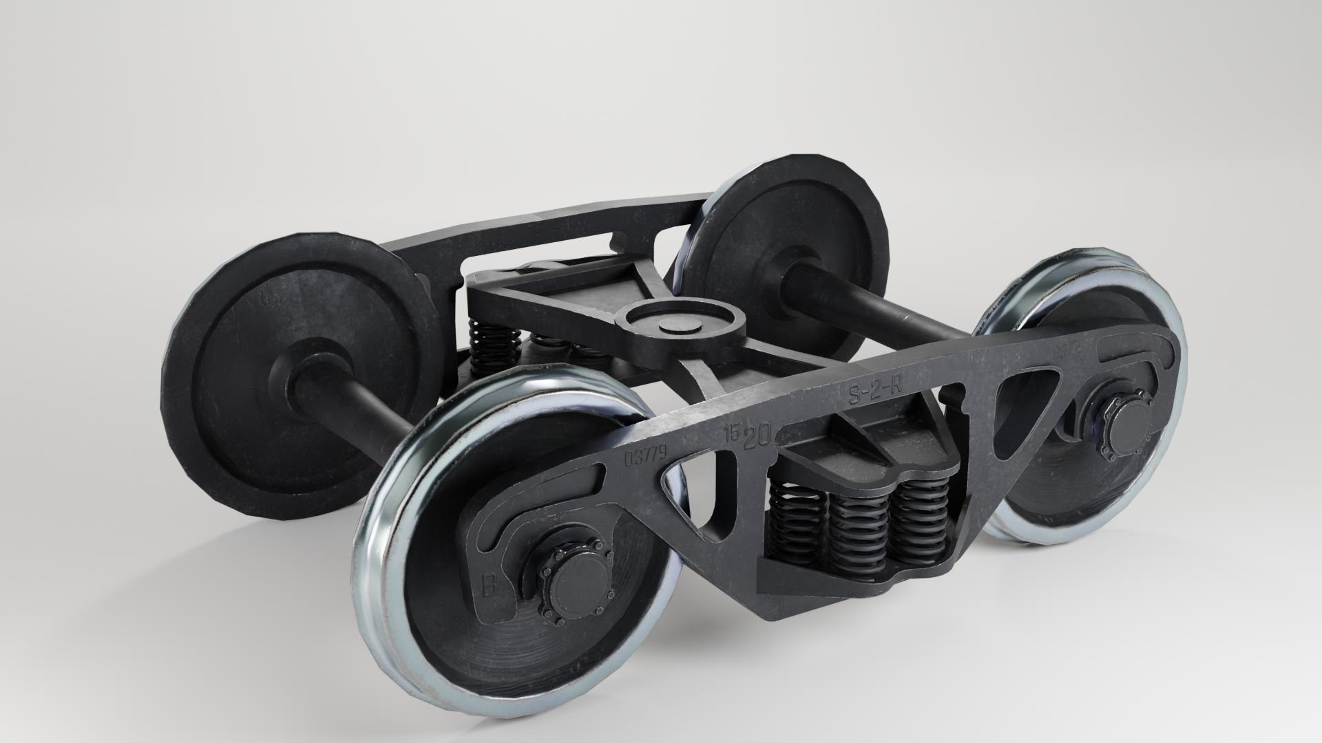 3D Railway Bogie Model - TurboSquid 2111374