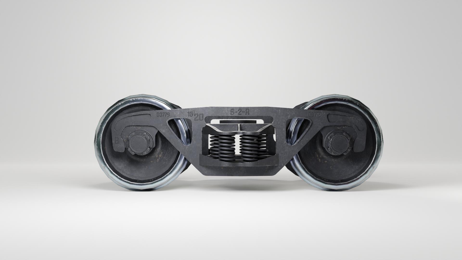 3D Railway Bogie Model - TurboSquid 2111374