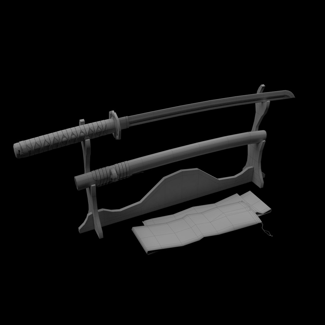 Katana Sword 3d Model