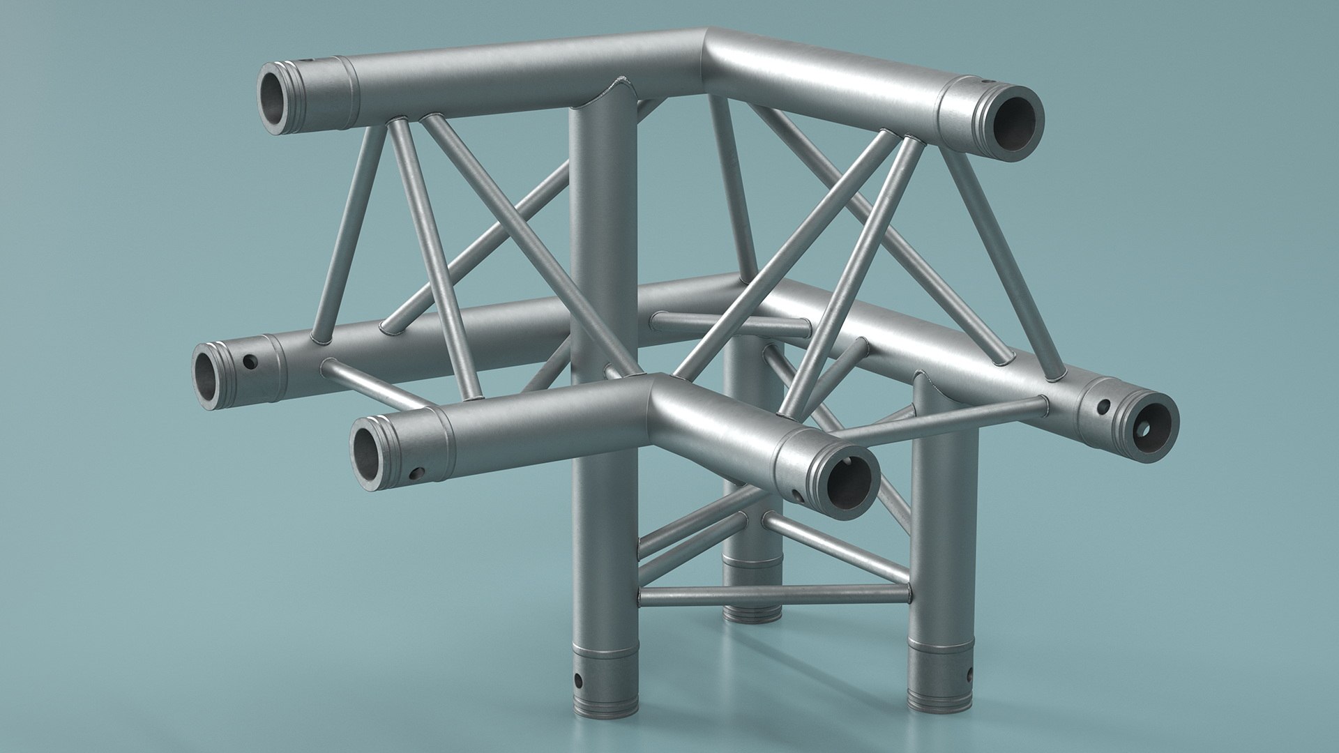 3D Triangular Truss Modular Corner Model - TurboSquid 2269774