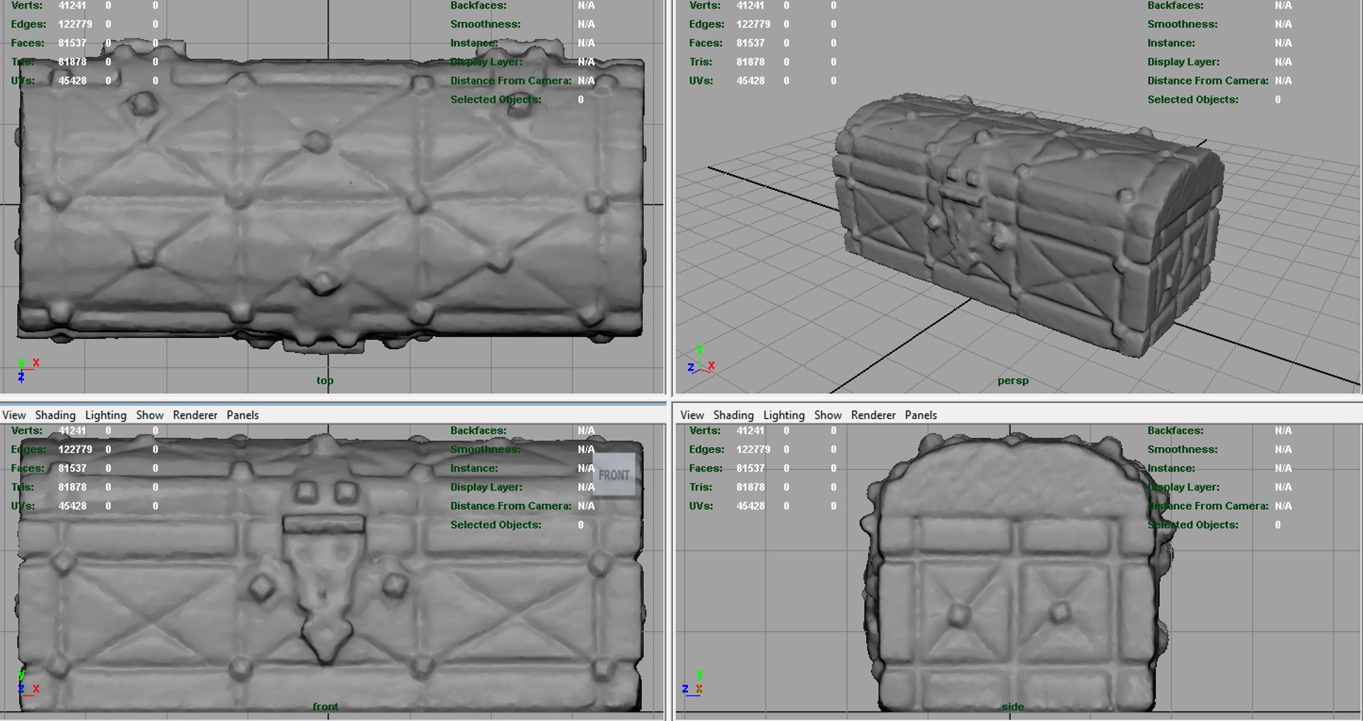 3D Medieval Chest - TurboSquid 1310109