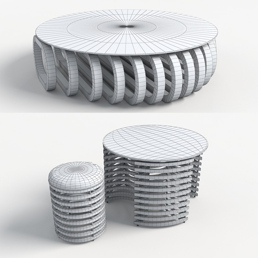 Parametric Coffee Tables 3D - TurboSquid 2393391