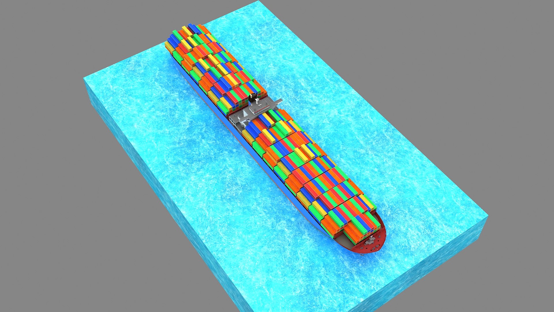 3D Container Ship 3d Model - TurboSquid 2340125