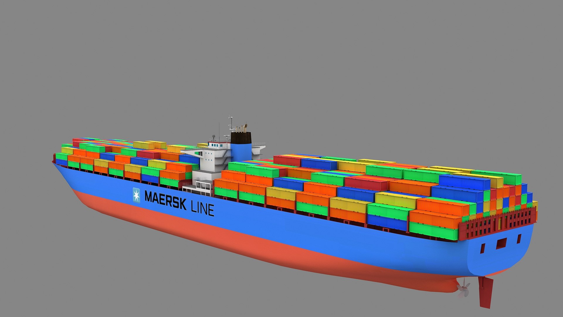 3D Container Ship 3d Model - TurboSquid 2340125