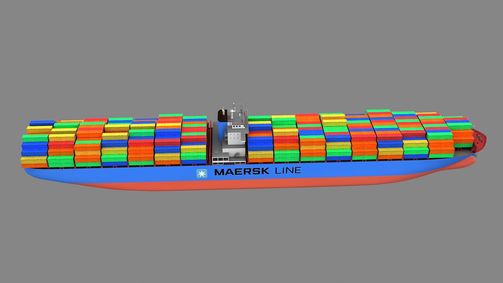 3D Container Ship 3d Model - TurboSquid 2340125