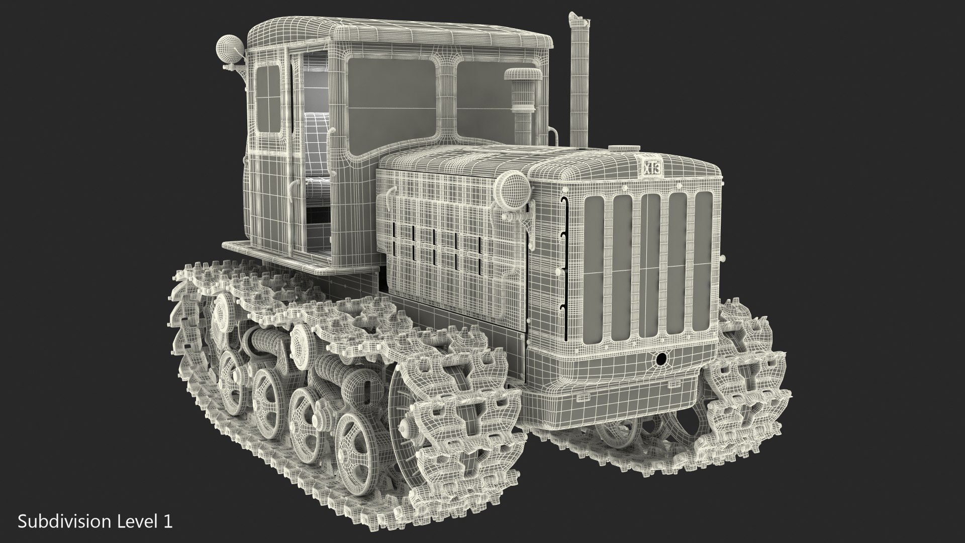 Rusty Diesel Tractor Rigged 3D - TurboSquid 1575155