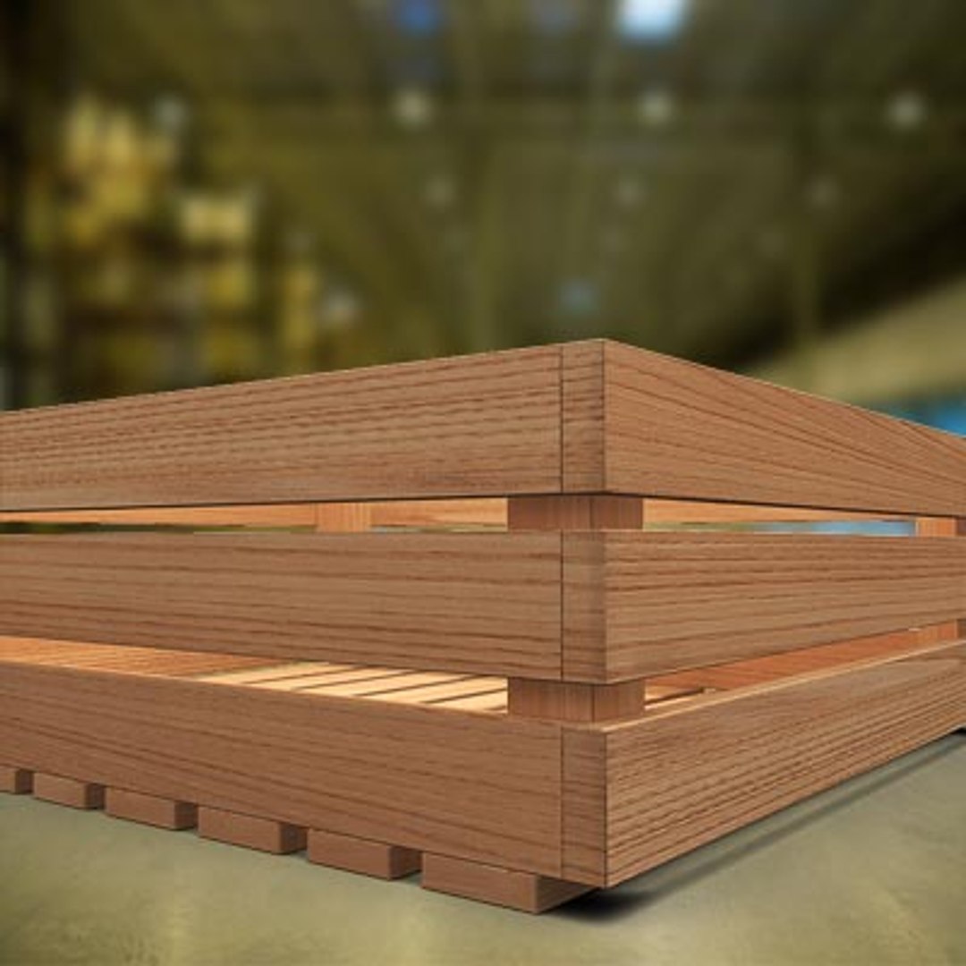 boxes storage retail 3d model