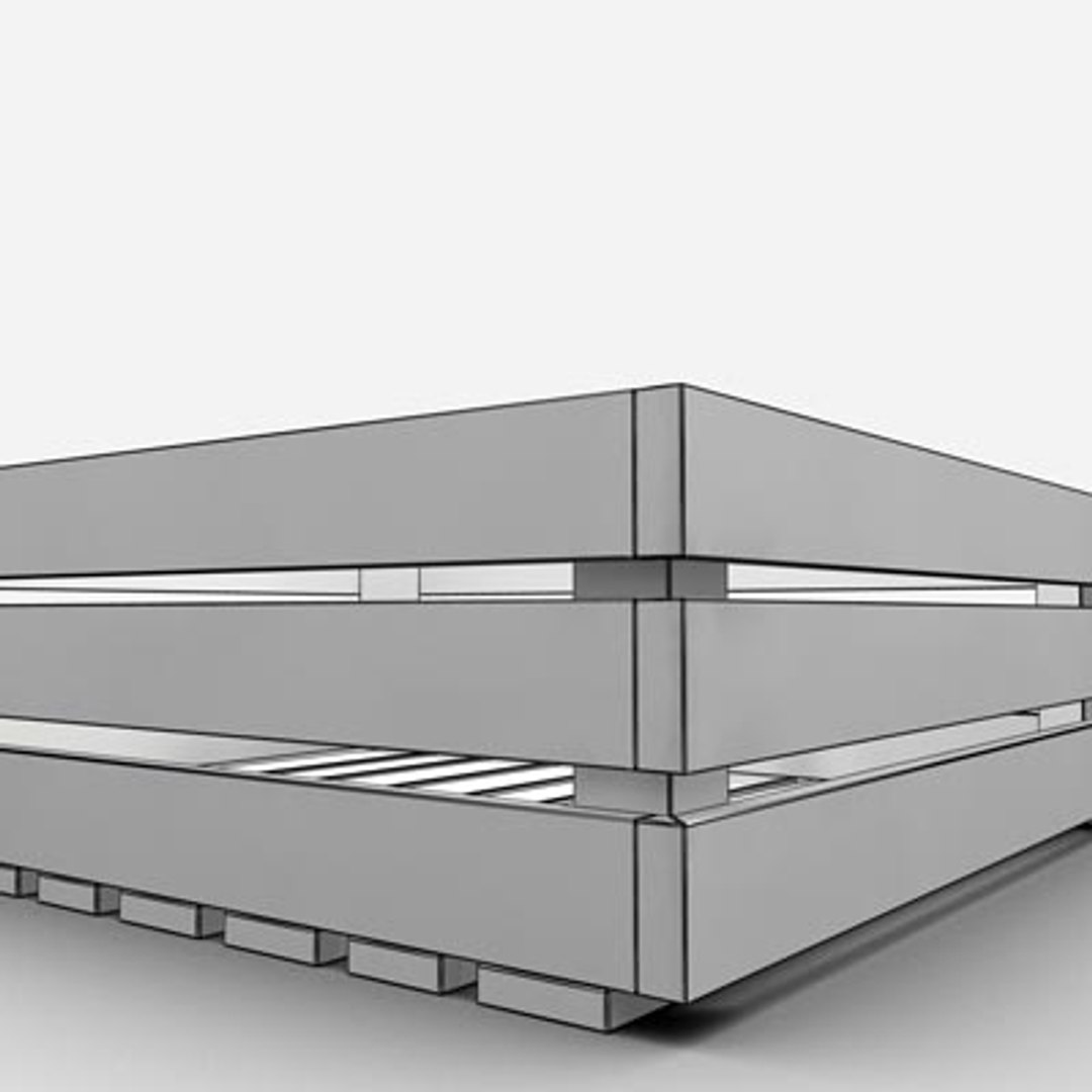 boxes storage retail 3d model