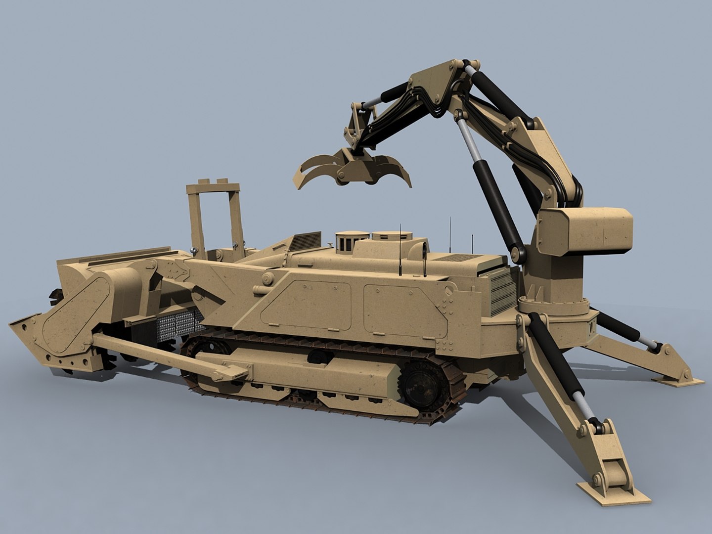 Mv-4 Dok-ing Robotic Vehicle 3D Model - TurboSquid 1287549