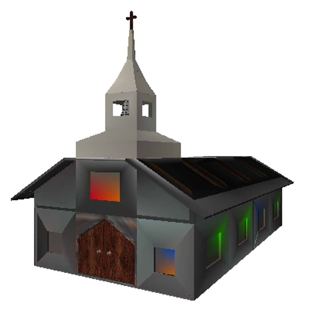 small church 3d model