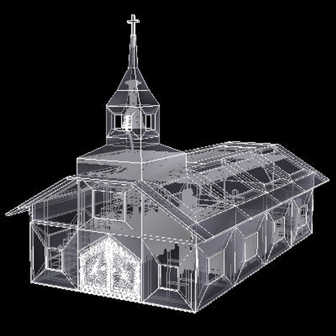small church 3d model