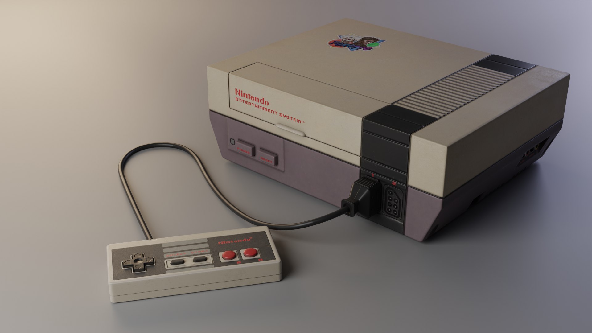 3D Nintendo Classic Game Console Low-poly 3D Model - TurboSquid 2285716