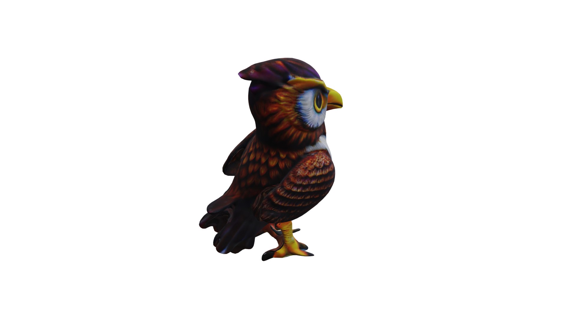 Owl-Chocobo 3D Model - TurboSquid 2204768