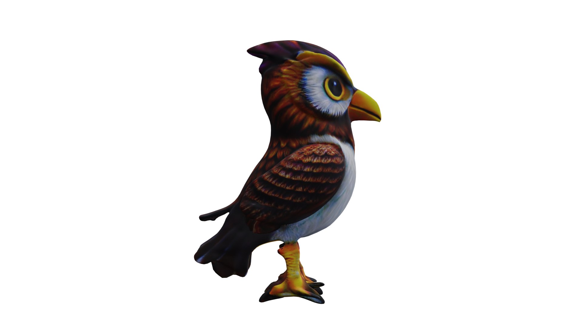 Owl-Chocobo 3D Model - TurboSquid 2204768