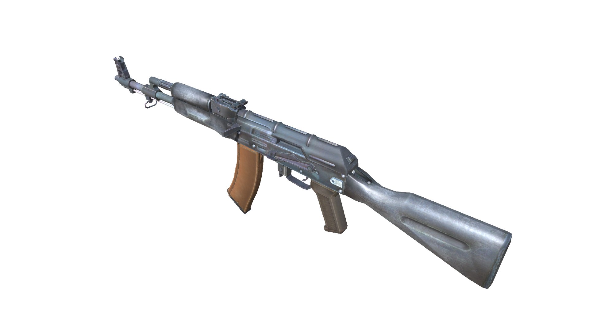 14-AK-47-gun Model 3d Game Ready Model Low-poly 3D Model 3D Model ...