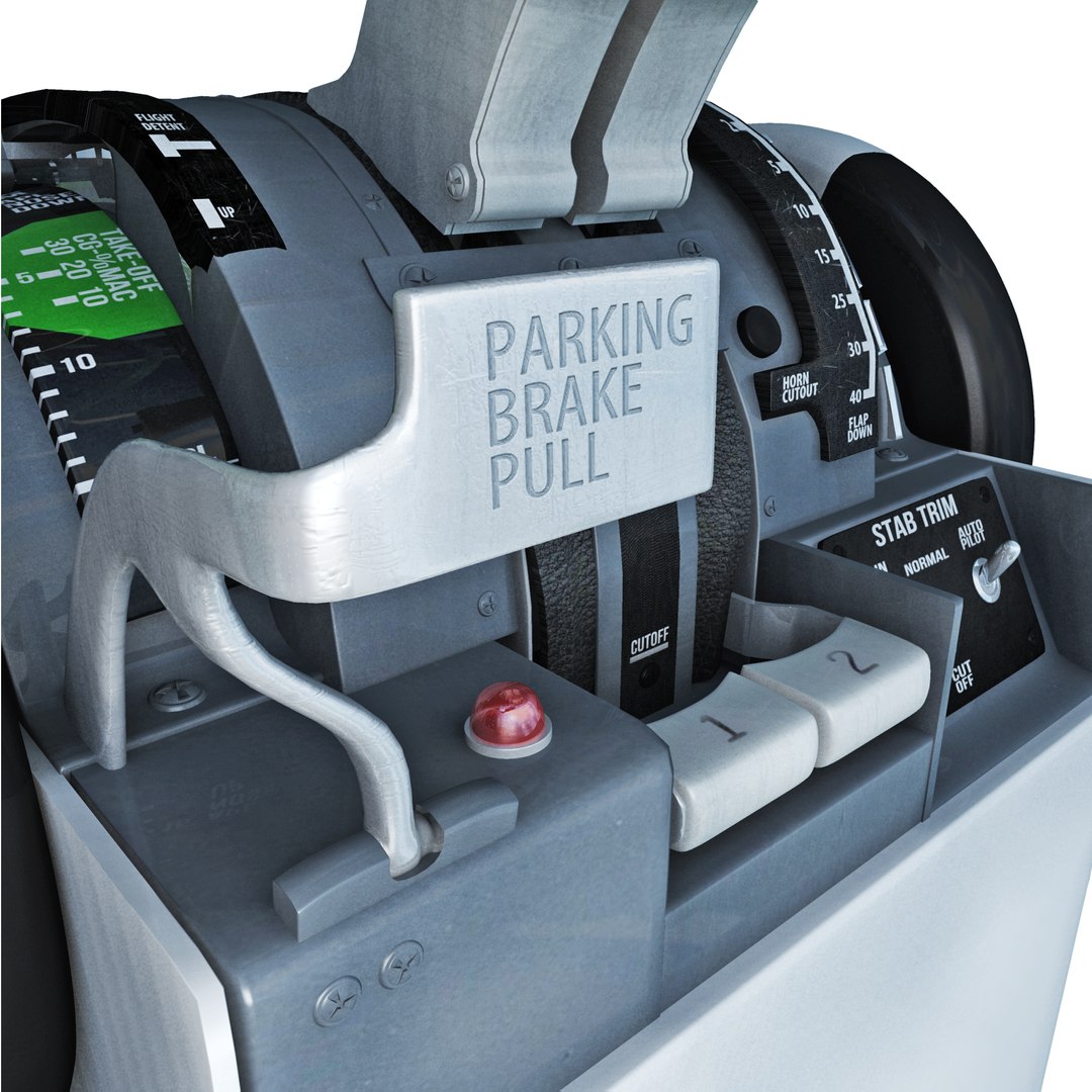 B737 737 Throttle 3d Model