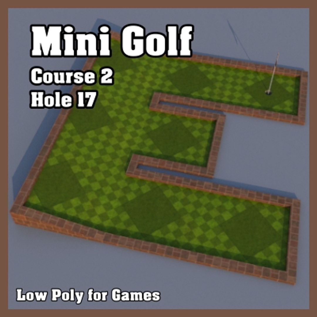 Mini Golf Hole 3d Model