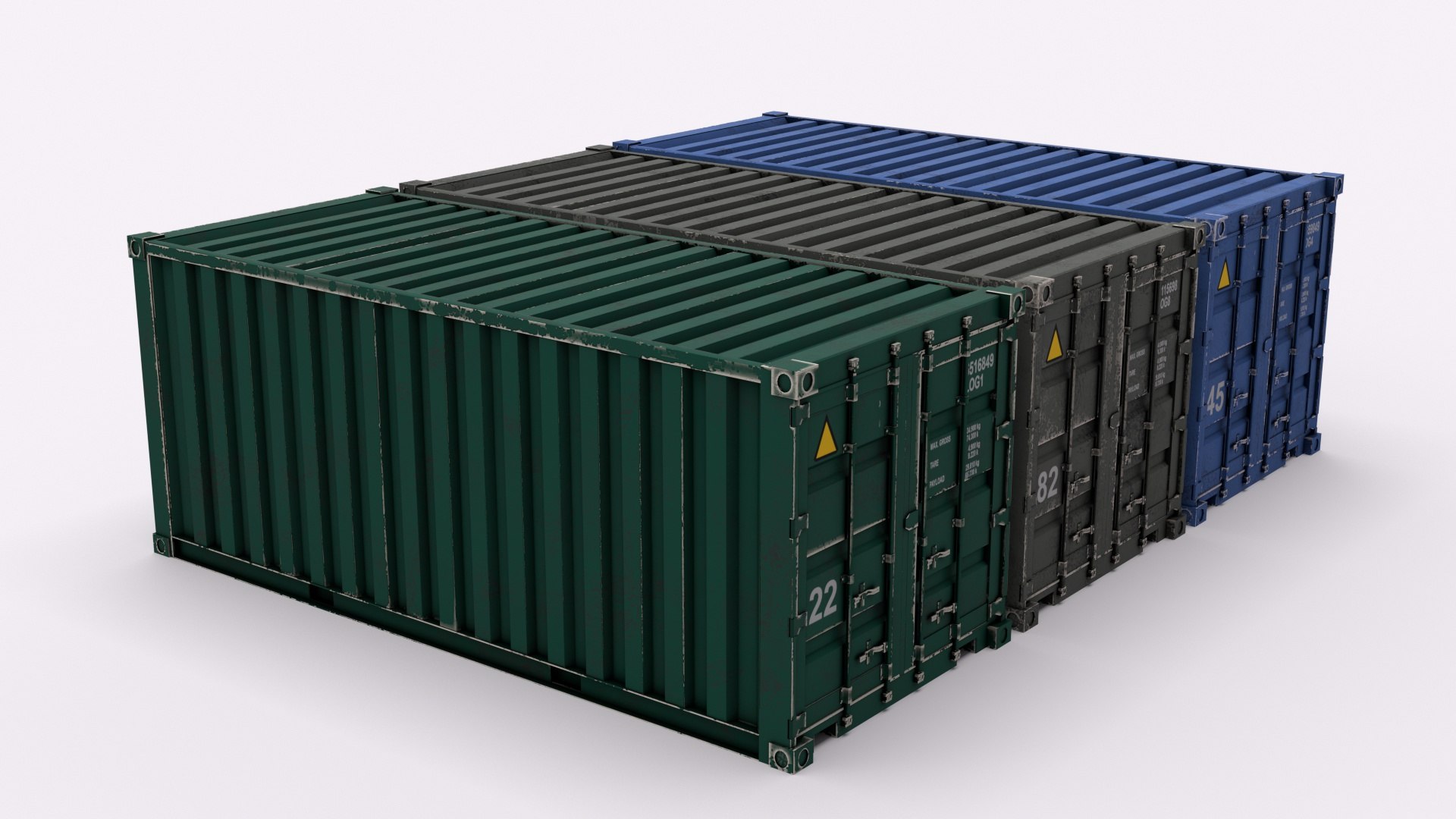 Containers 3D Model - TurboSquid 1967573